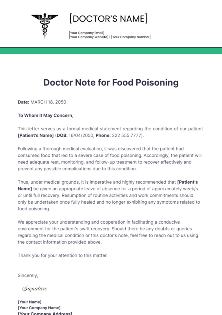 Free Doctor’s Note Forms and Templates - eDocNotes.com