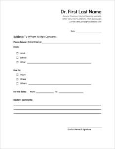 Patient First Doctor Note – eDocNotes.com